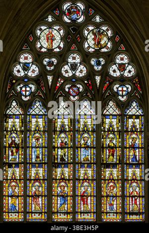 France, Aube, Troyes, Route du Vitrail (road of the stained glass ...