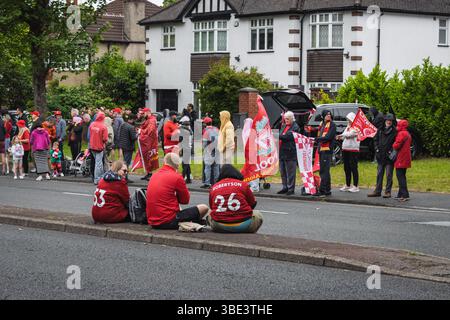 Supporters cheer before a Champions League opening phase soccer match ...