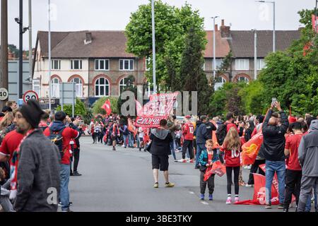 Supporters cheer before a Champions League opening phase soccer match ...
