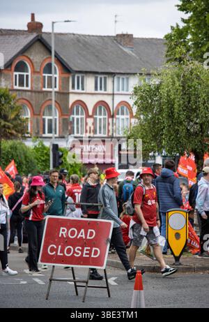 Liverpool Football Club Premier League Champions victory parade through ...