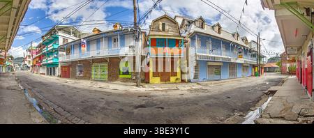 Traditional architecture in Roseau,Dominica,Caribbean Stock Photo - Alamy