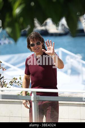 Tom Cruise during the Mission Impossible Premiere in Paris, France on ...