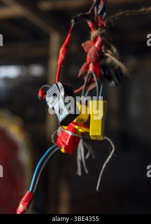 Electric rickshaw charging, Dhaka Division, Dhaka, Bangladesh Stock ...