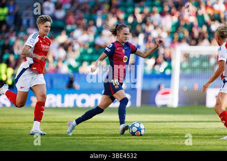 Caroline Graham Hansen seen during UEFA Womens Champions League 2025 ...