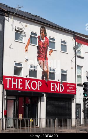 The Kop End restaurant & bar in Oakfield Road on the approach to the ...