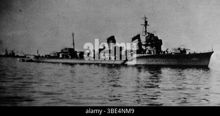 Japanese Destroyer Amagiri Stock Photo - Alamy