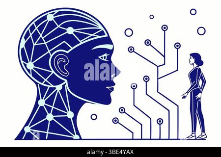 Emerging Technologies AI Cutting-Edge AI Vector Illustrations ...