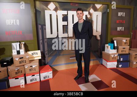 Matthew Goode arrives for the special screening of Netflix's Dept Q at ...