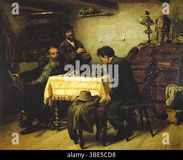 *Jews Playing Chess* (1892) by Jehudo Epstein (1870–1945) captures a ...