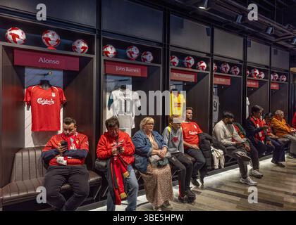 Liverpool FC Official Club Store prior the UEFA Champions League 2025/ ...