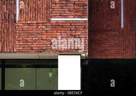 The town hall or gemeentehuis of the city of Beveren, East Flanders ...