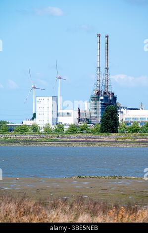 The FRX Polymers production plant at the Port of Antwerp, Beveren, East ...