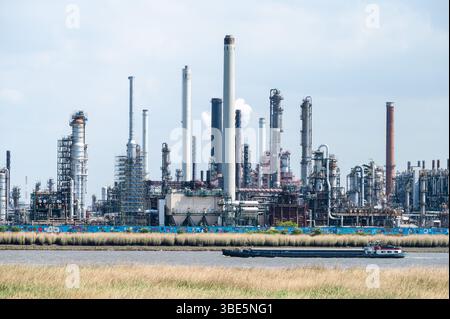 Total Energies oil refinery at the Port of Antwerp, Belgium 17 May 2025 ...