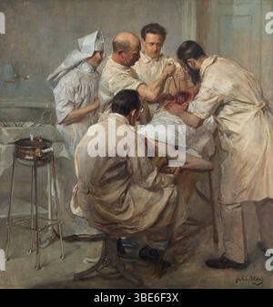 John Quincy Adams Wertheim bei einer Operation Stock Photo - Alamy