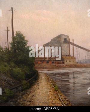 An untitled study by John Willard Raught, circa 1920, showcasing the ...