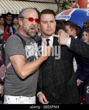 Peter Stormare and Channing Tatum at the Los Angeles premiere of "22 ...