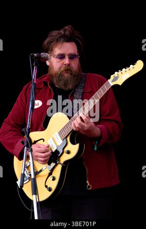 The Lottery Winners performing at Bearded Theory Festival, Catton Park ...