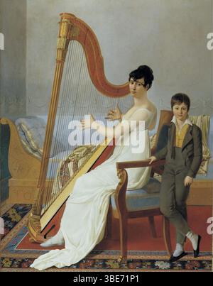Joseph-Denis Odevaere - Portrait of a Lady Stock Photo - Alamy