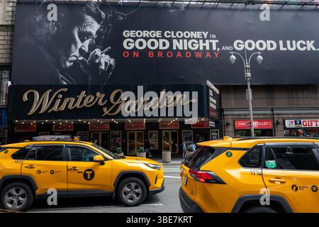 "Good Night, and Good Luck" Marquee at the Winter Garden Theatre on ...