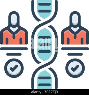 Icon for dna matching, dna Stock Vector Image & Art - Alamy