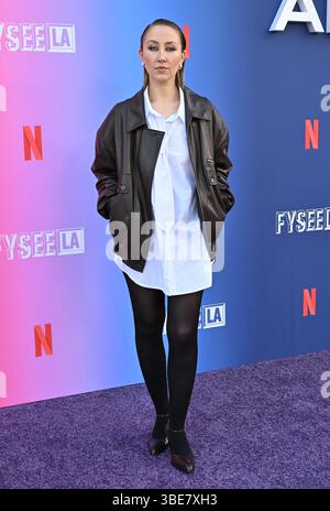 Hollywood, USA. 27th May, 2025. Soledad Campos arriving to Netflix's ...