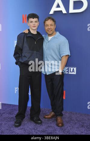 Owen Cooper, Stephen Graham at arrivals for Netflix s ADOLESCENCE ATAS ...