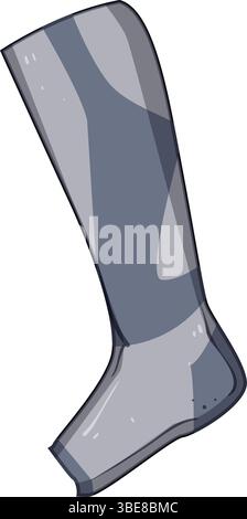 relief compression socks cartoon vector illustration Stock Vector Image ...