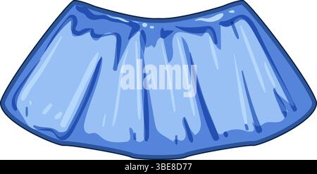 waterproof disposable shoe covers cartoon vector illustration Stock ...