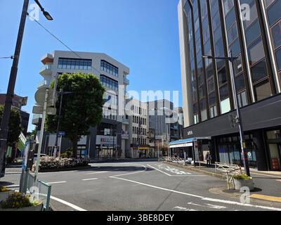 Side of Building Yokohama Japan Stock Photo - Alamy