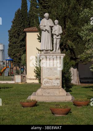statue of don bosco Stock Photo - Alamy