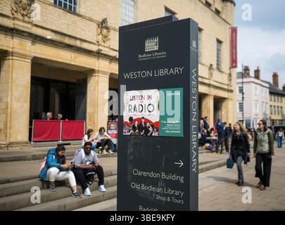 Western Library, Broad Street, Oxford, Oxfordshire, England, UK, GB ...