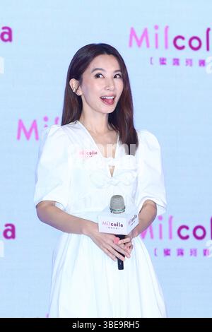 TAIPEI, CHINA - MAY 28, 2025 - Female singer Hebe Tien participated in a brand event in Taipei ...
