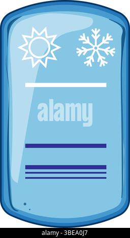 reusable hot cold gel pack set cartoon vector illustration Stock Vector ...