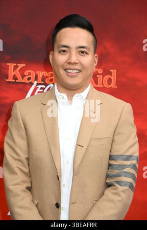 Alan Yang attends the world premiere of "Karate Kid: Legends" at the ...