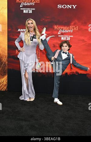 Dani Schaffer and Brody Schaffer attend the World Premiere of "Karate ...