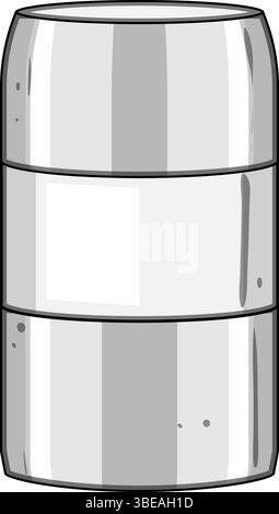 ceramic spice grinder cartoon vector illustration Stock Vector Image ...