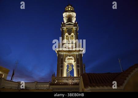 Panormitis Monastery, Symi, Dodecanese, Greek Islands, Greece, Europe ...