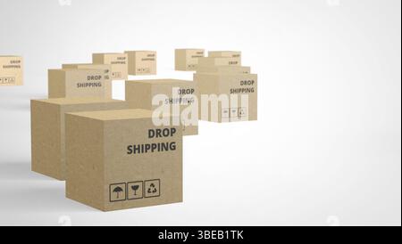 Isolated Online Shopping. 3D Render Stock Photo - Alamy