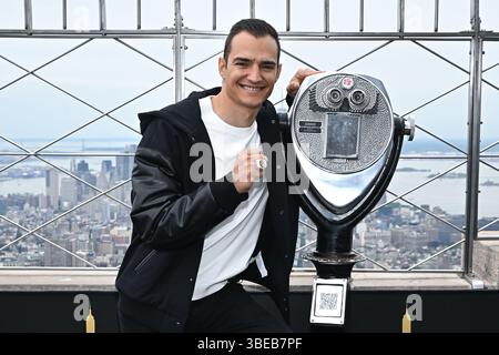 Alex Palou, Winner of the 2025 INDY 500, visits the Empire State ...