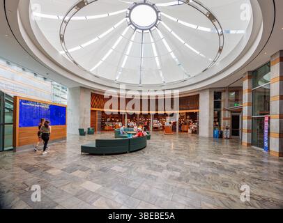 Garrison Lobby and the Museum Store of the Crystal Bridges Museum of ...