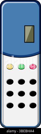 engagement voting clicker cartoon vector illustration Stock Vector ...