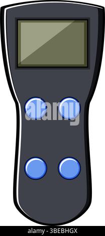 engagement voting clicker cartoon vector illustration Stock Vector ...