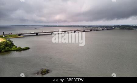 May 27, 2025 - Moerdijk-Netherlands: Aerial view of the Moerdijk ...