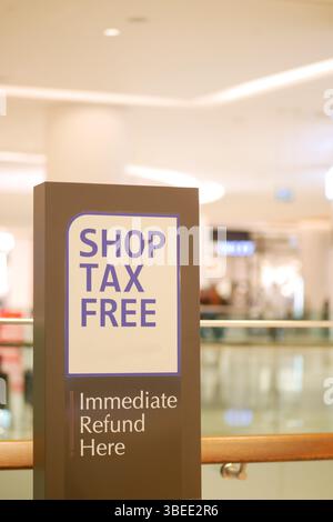Shopping Mall Information Signage Stock Photo - Alamy