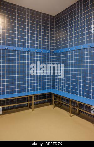 Modern Interior Of A Locker Changing Room In Fitness Center Gym Stock ...