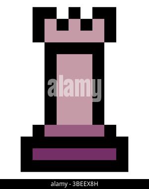 King chess piece in pixel art style Stock Vector Image & Art - Alamy