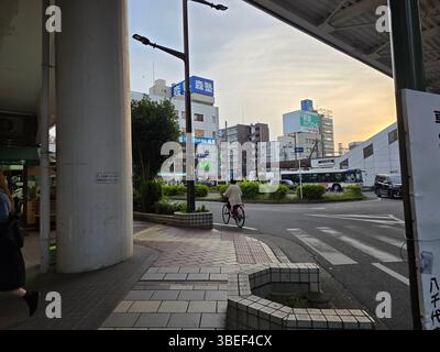 Side of Chiba, Japan Building Street Stock Photo - Alamy