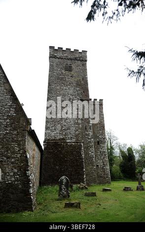 Saint Aiden's Church, Llawhaden Stock Photo - Alamy