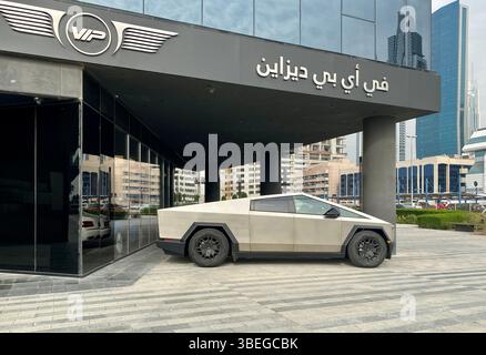 Cybertruck in Dubai Stock Photo - Alamy