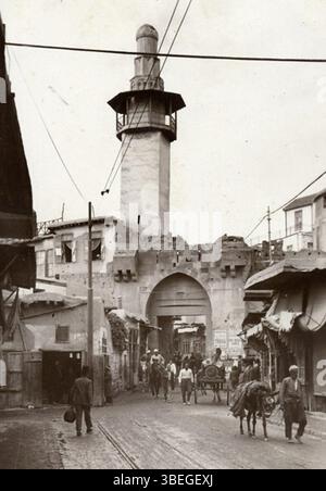 Damascus, Syria - Ancient Walls and the Bab Sharqi Gate Stock Photo - Alamy